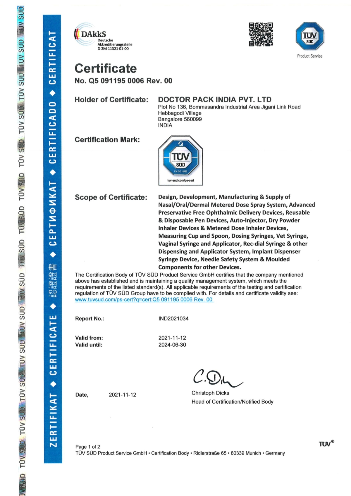 India » Doctor Pack USA INC